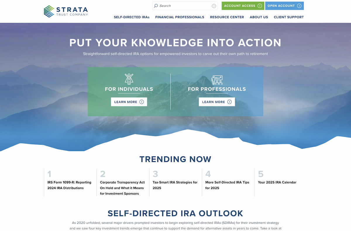 Strata Trust Self-Directed IRAs | Texas Depository